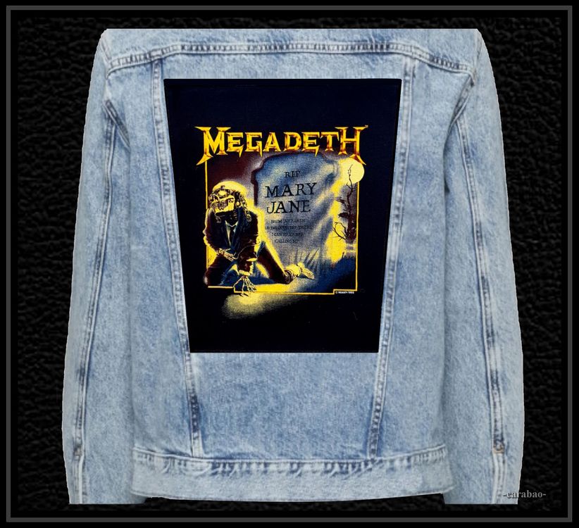 Rücken-Aufnäher *Megadeth* - Original Back Patch (Neu (gemäss Beschreibung)) in Winterthur für ...