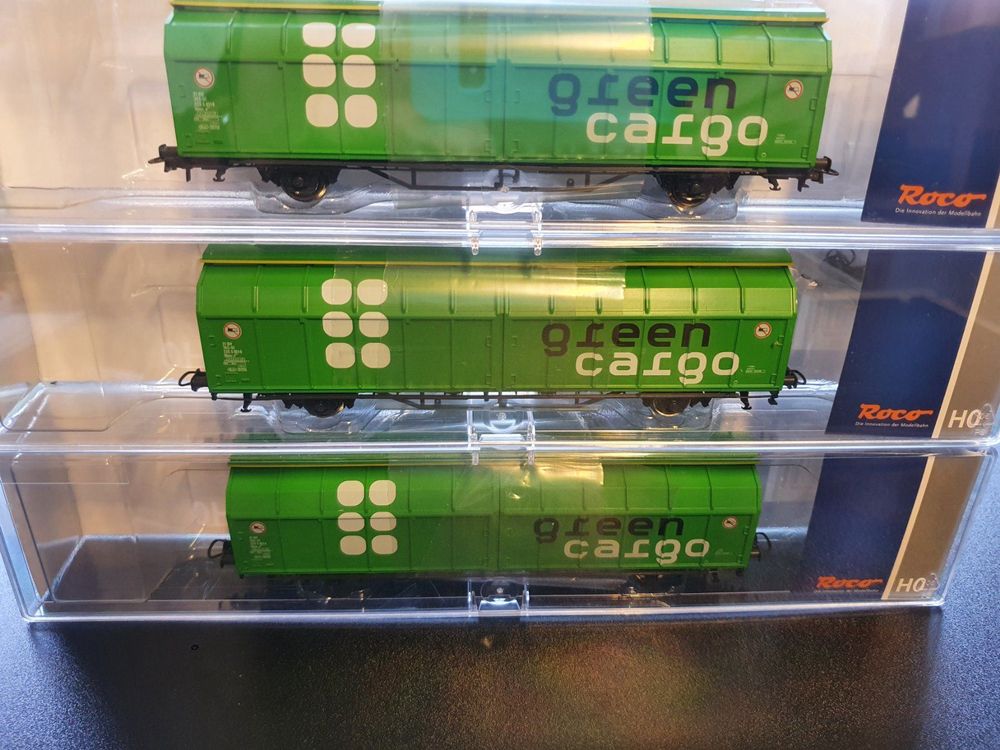 ROCO: 3X SJ GÜTERWAGEN GREEN CARGO 67330 (Gebraucht) in Biglen für CHF ...
