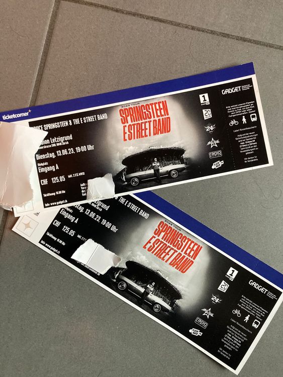 Bruce Springsteen Tickets | Kaufen auf Ricardo