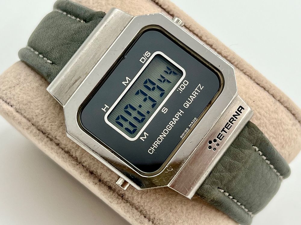 Vintage Eterna 780.2306-41 LCD Chronograph Quartz ESA 942711 (Gebraucht ...