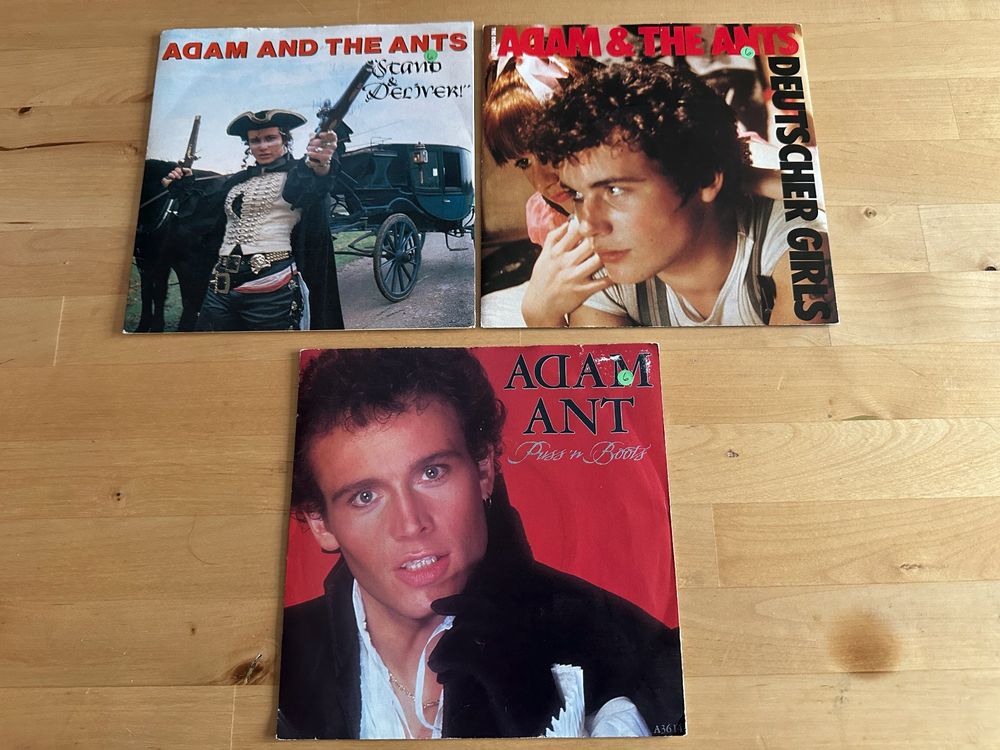 ADAM AND THE ANTS tolle Single Sammlung 7" ANT NEW WAVE Kult (Gebraucht ...