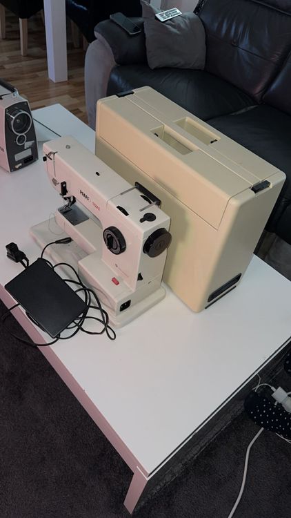 Nähmaschine mit Koffer von PFAFF Modell 1222 E super Zustand | Kaufen auf Ricardo