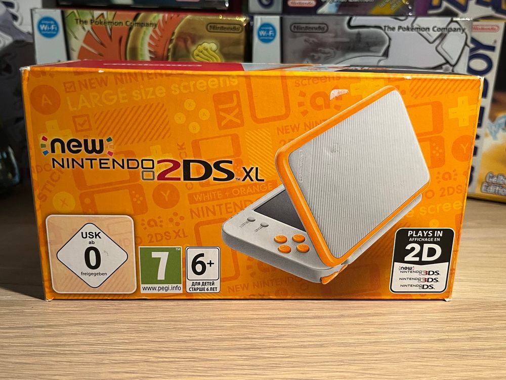 Nintendo New 2DS XL Orange Weiss OVP Original (Gebraucht) in St. Gallen ...