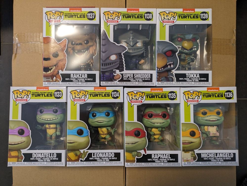 Funko Pop! Nickelodeon - TMNT Complete Collection - 7 Pops | Kaufen auf ...