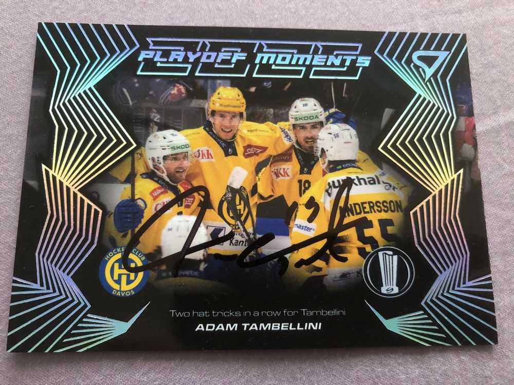 Tambellini HCD Play off Moment Hockey Card signiert (Gebraucht) in ...