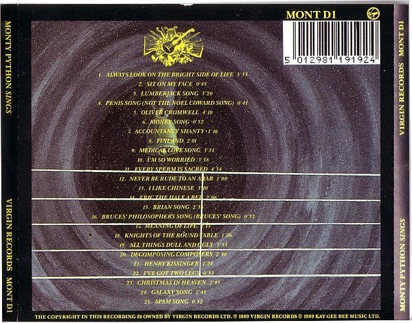 Monty Python – Monty Python Sings | Kaufen auf Ricardo