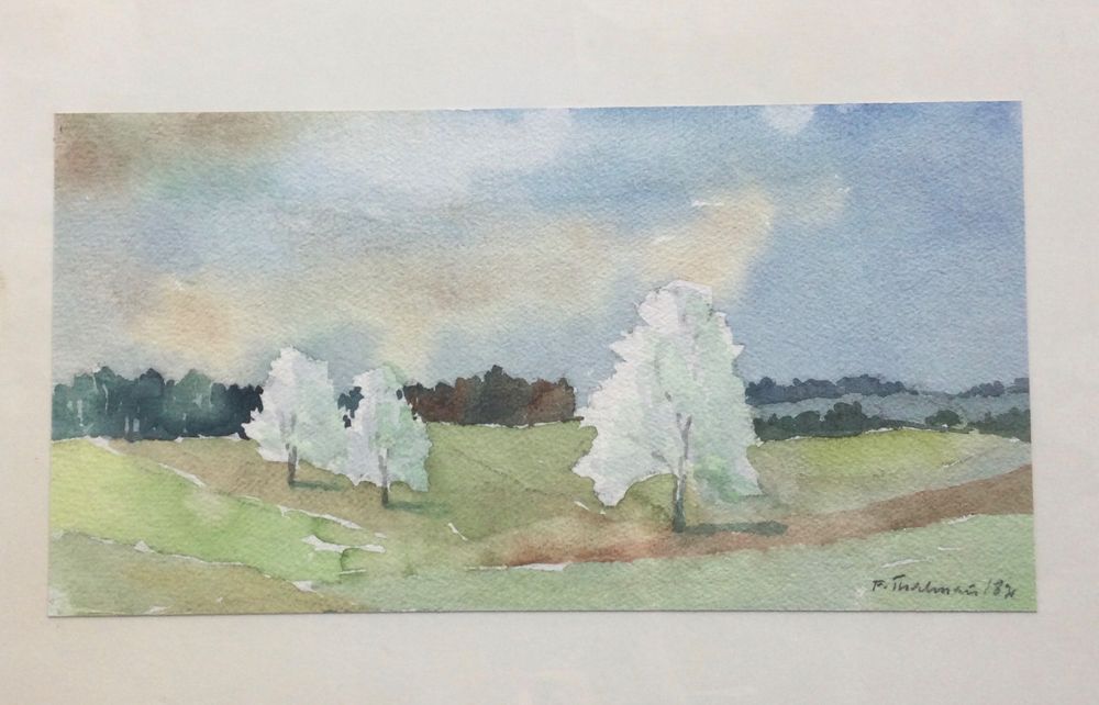 Peter THALMANN (1926-2008) Landschaft Aquarell (Gebraucht) in Root für CHF 5 – mit Lieferung auf ...