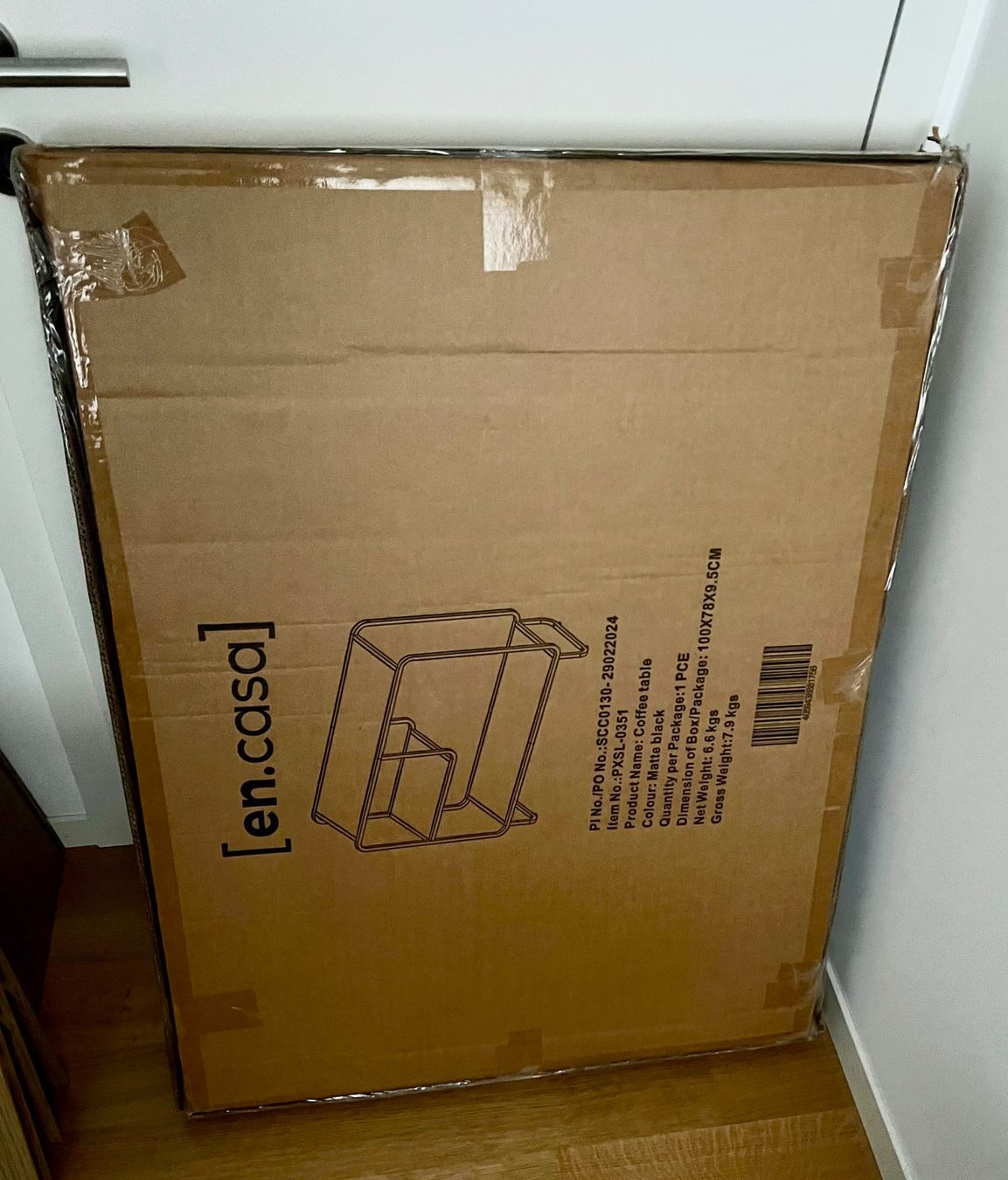 Table console noire design - neuve encore dans le carton (Neu und ...