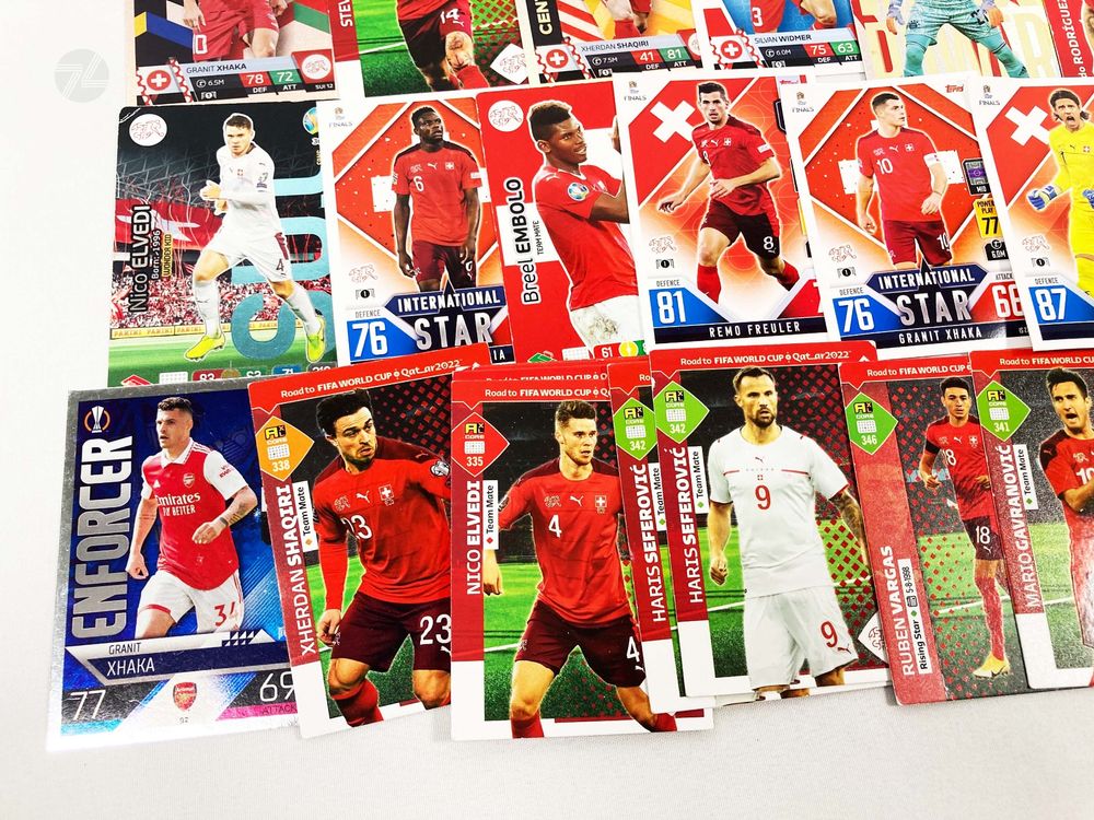 Topps Panini Cards Schweiz CH XHAKA SOMMER AKANJI Sammlung (Gebraucht ...