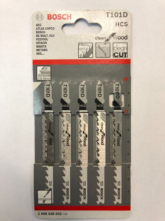 Stichsägeblätter BOSCH T101D (Neu und originalverpackt) in Wagen für ...