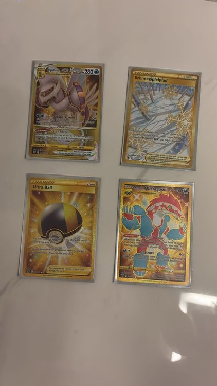 Pokemon Gold 2 Vstar & 2 Trainer Karten (Neu (gemäss Beschreibung)) in ...