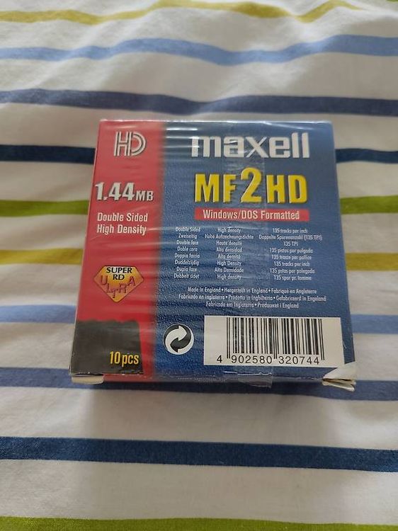 NEU: 10x Floppy Disk Disketten 1.44MB maxell MF2HD (Neu und ...