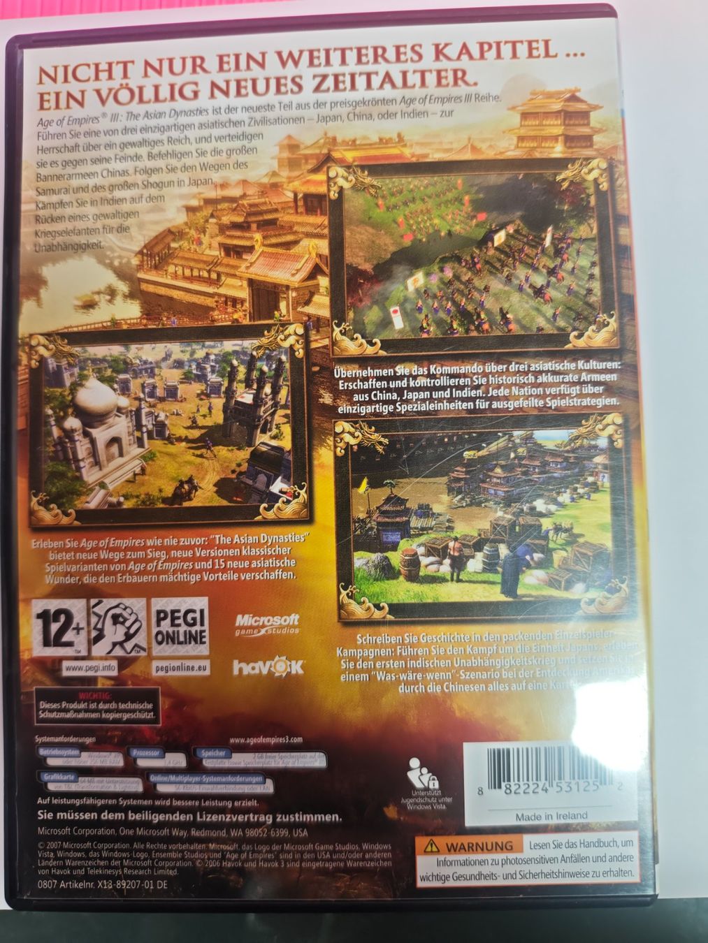 Age of Empires III - Asian Dynasties, PC CD-Rom Spiel (Gebraucht) in ...