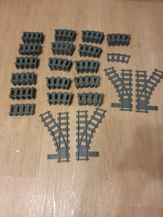 Lego City Eisenbahn Schienen mit Weichen | Kaufen auf Ricardo