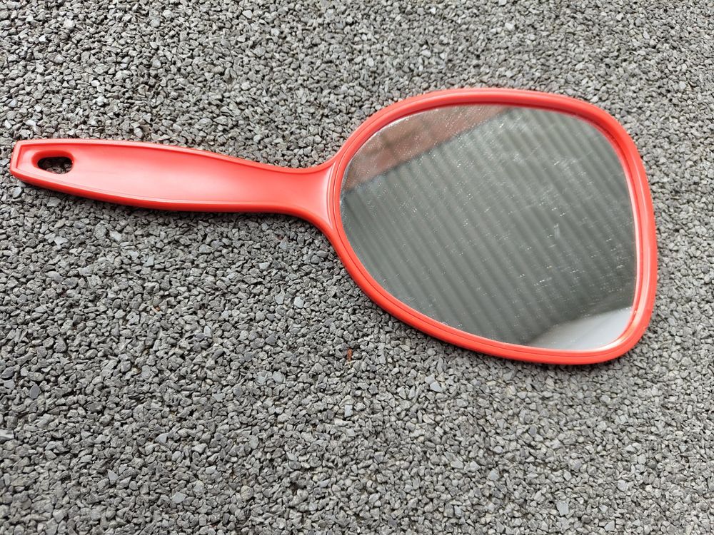 Vintage rot Kosmetikspiegel 60er Jahre Made West Germany (Gebraucht) in ...