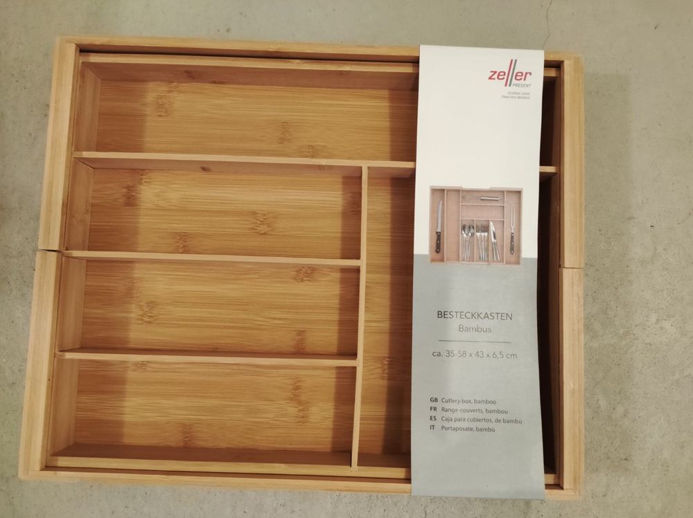 Neuer Besteckkasten aus Bambus | Kaufen auf Ricardo