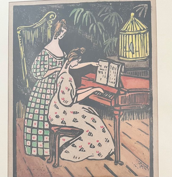 Jeanne Pflüger (1877-1931) Holzschnitt Handsigniert | Kaufen auf Ricardo