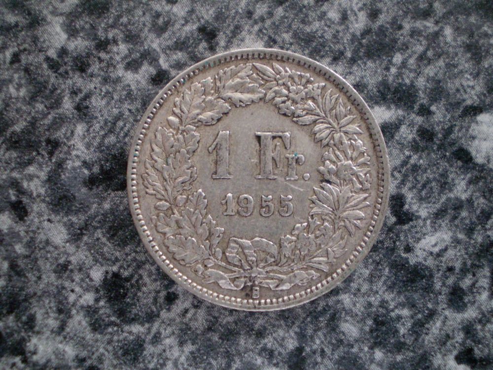 1 Fr. 1955 !!! sehr Rar !!! ab 1.- !!! (Gebraucht) in Dierikon für CHF 17 – mit Lieferung auf ...