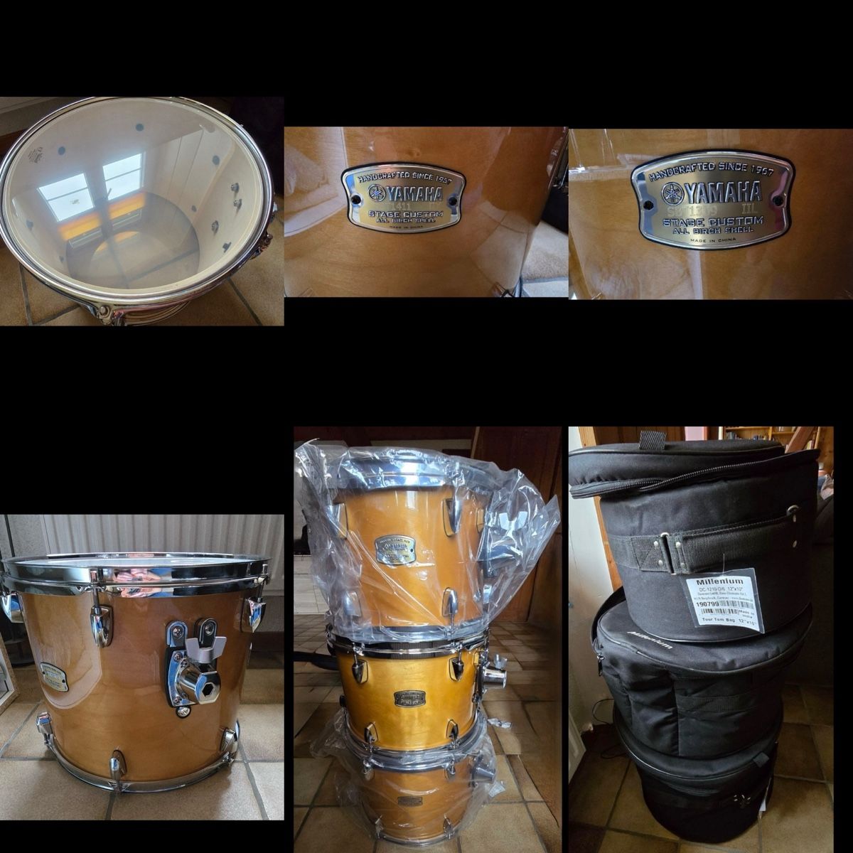 Yamaha Stage Custom Schlagzeug - Top Zustand! Selten (Neu und ...