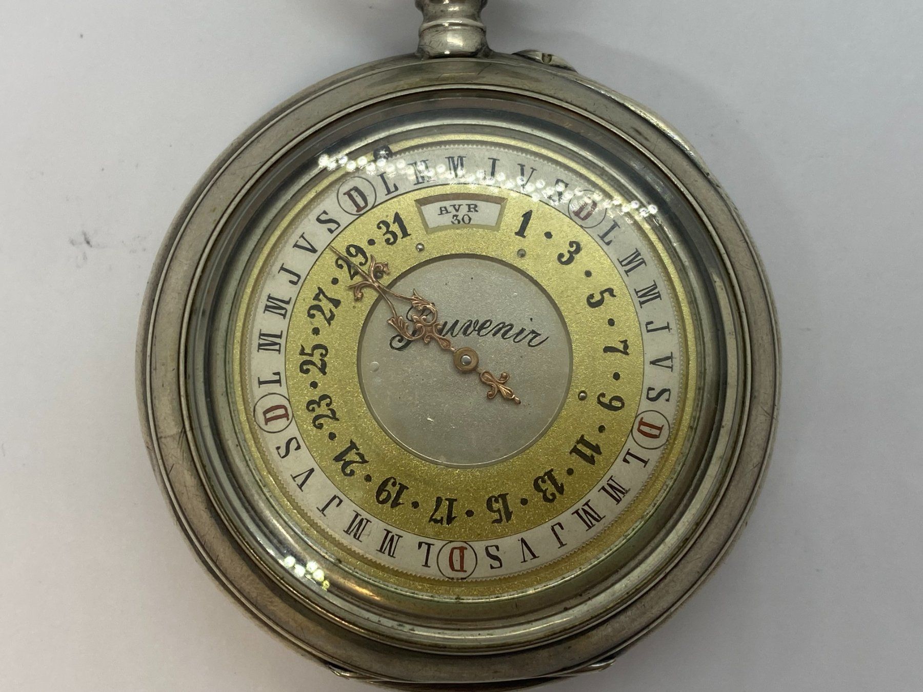 EUG. VILLARS Uhr Mondphase, Kalender 58mm läuft // H191 (Gebraucht) in ...