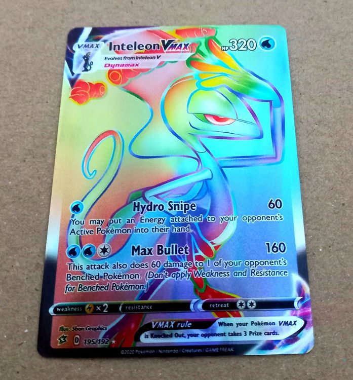 Inteleon V MAX, Dynamax, Pokemon, Englisch | Kaufen auf Ricardo
