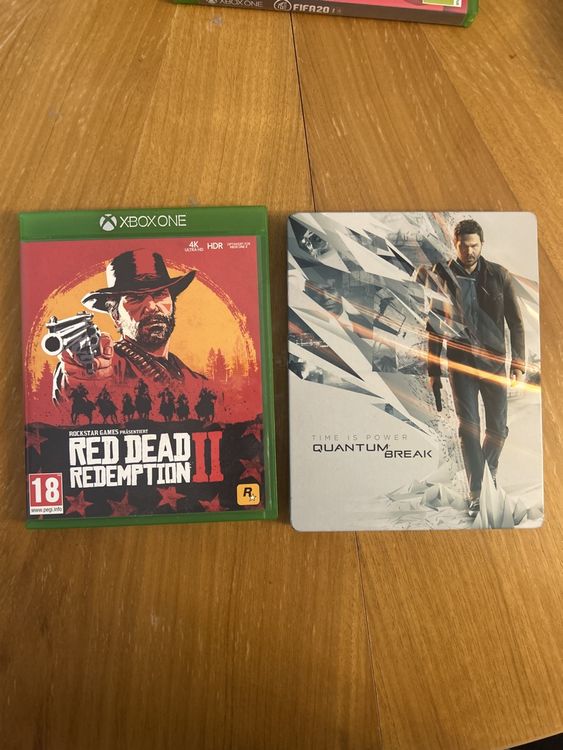 Xbox One Spiele : Red Dead Redemption 2 + Quantum Break (Gebraucht) in ...
