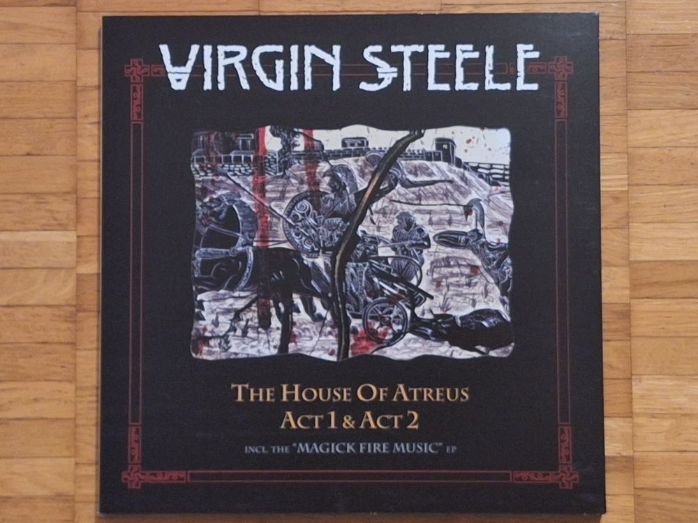 Virgin Steele, The House Of Atreus I & II- 4 LP Grey IT 2017 (Neu ...