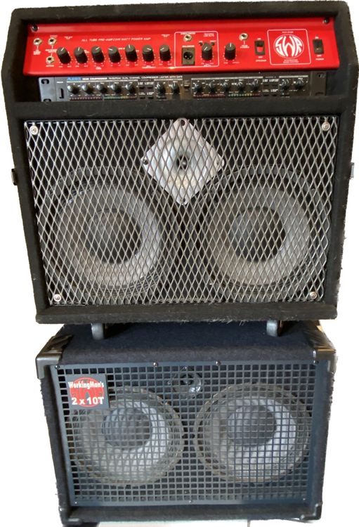 Basscombo SWR Red Head, 240 Watt Amp+Speakers 2 x (2 x 10") (Gebraucht ...