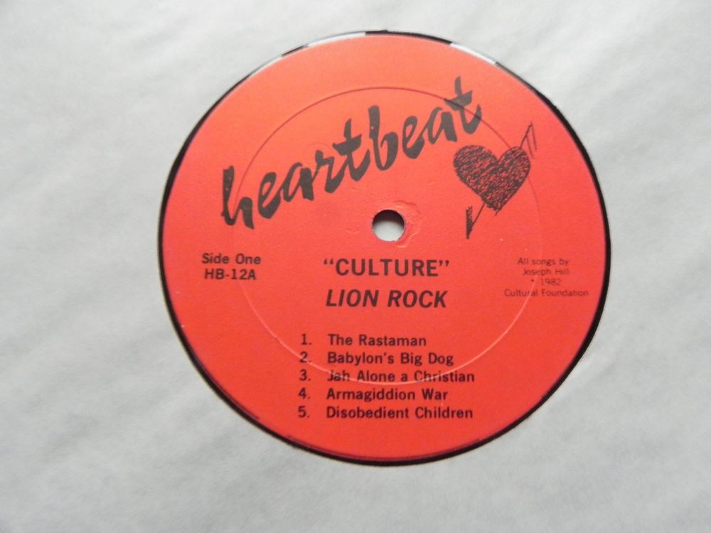 LP Jamaika Roots Reggae Culture Joseph Hill 1982 Lion Rock | Kaufen auf ...