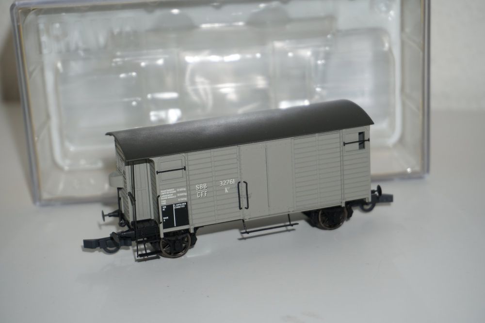 Brawa - SBB gedeckter Güterwagen K2 grau H0/DC | Kaufen auf Ricardo