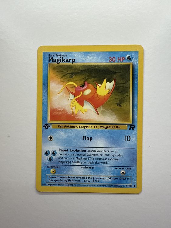 Magikarp First Edition Team Rocket | Kaufen auf Ricardo