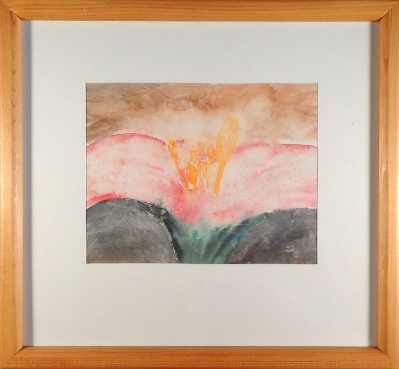 Aquarell: Blüte (Neu (gemäss Beschreibung)) in Fribourg für CHF 30 – mit Lieferung auf Ricardo ...