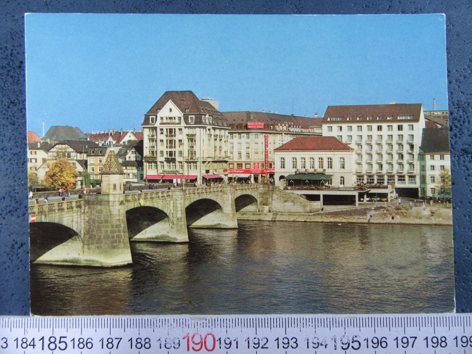 BASEL RHEINGASSE HOTEL MERIAN AM RHEIN CAFE SPITZ AK-BS (Gebraucht) in ...