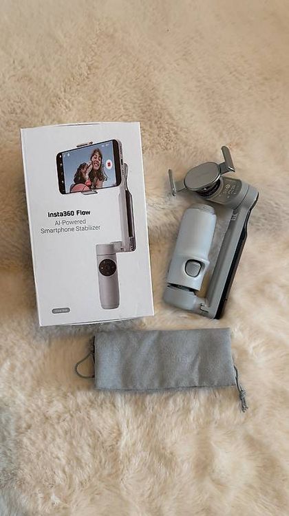 Insta360 Flow - Smartphone Gimbal / Stabilizer (Stone Gray) (Neu ...