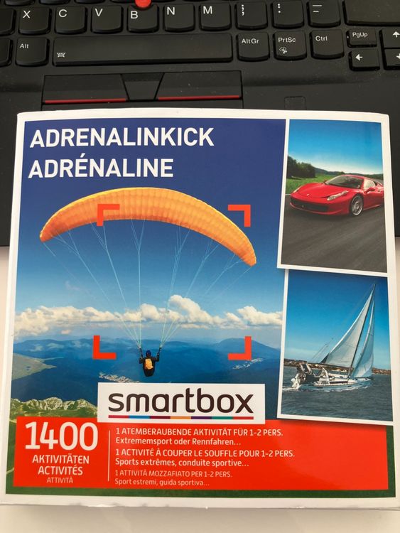 Smartbox Adrenaline, bis am 02.07.2026 gültig | Kaufen auf Ricardo