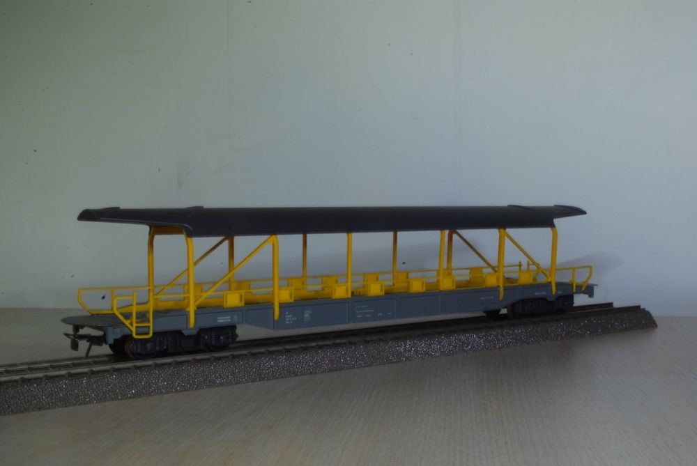 HAG No. 376 2 x BLS Autozug- Wagen Gedeckter Verlade- Wagen (Gebraucht ...