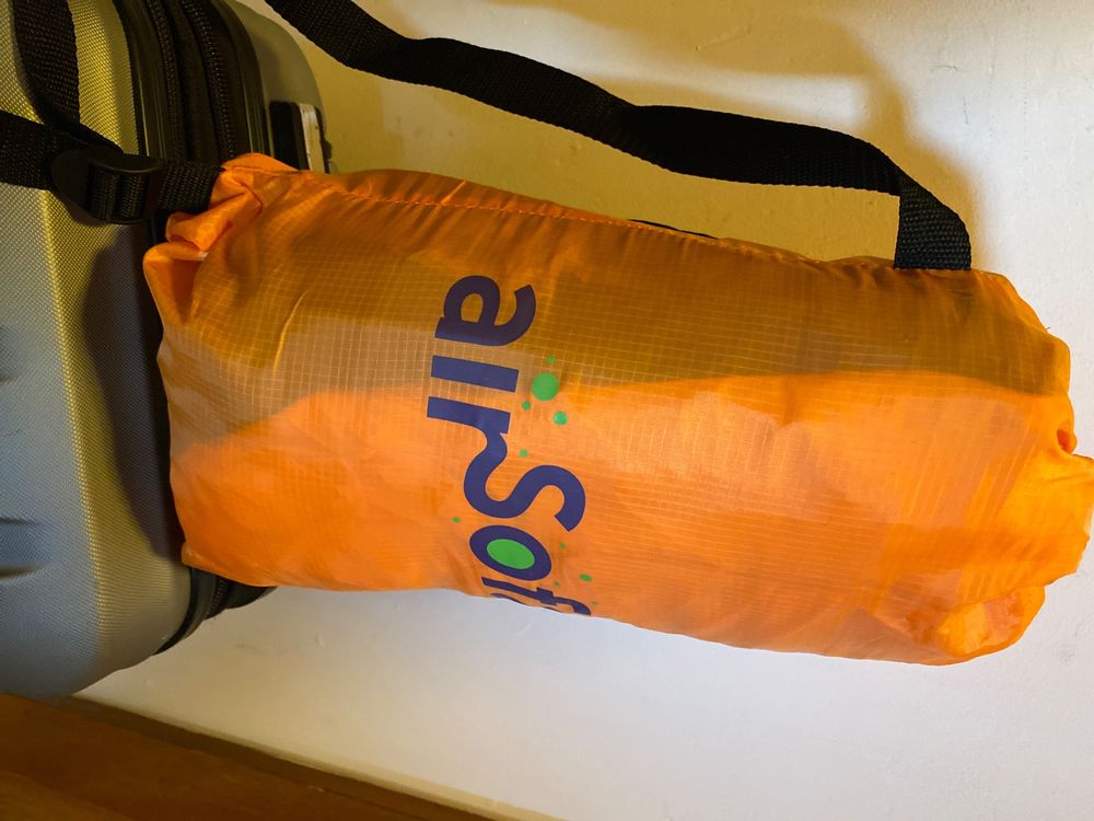 Airsofa orange aufblasbar luft (Neu (gemäss Beschreibung)) in Dornach für CHF 1 – nur Abholung ...