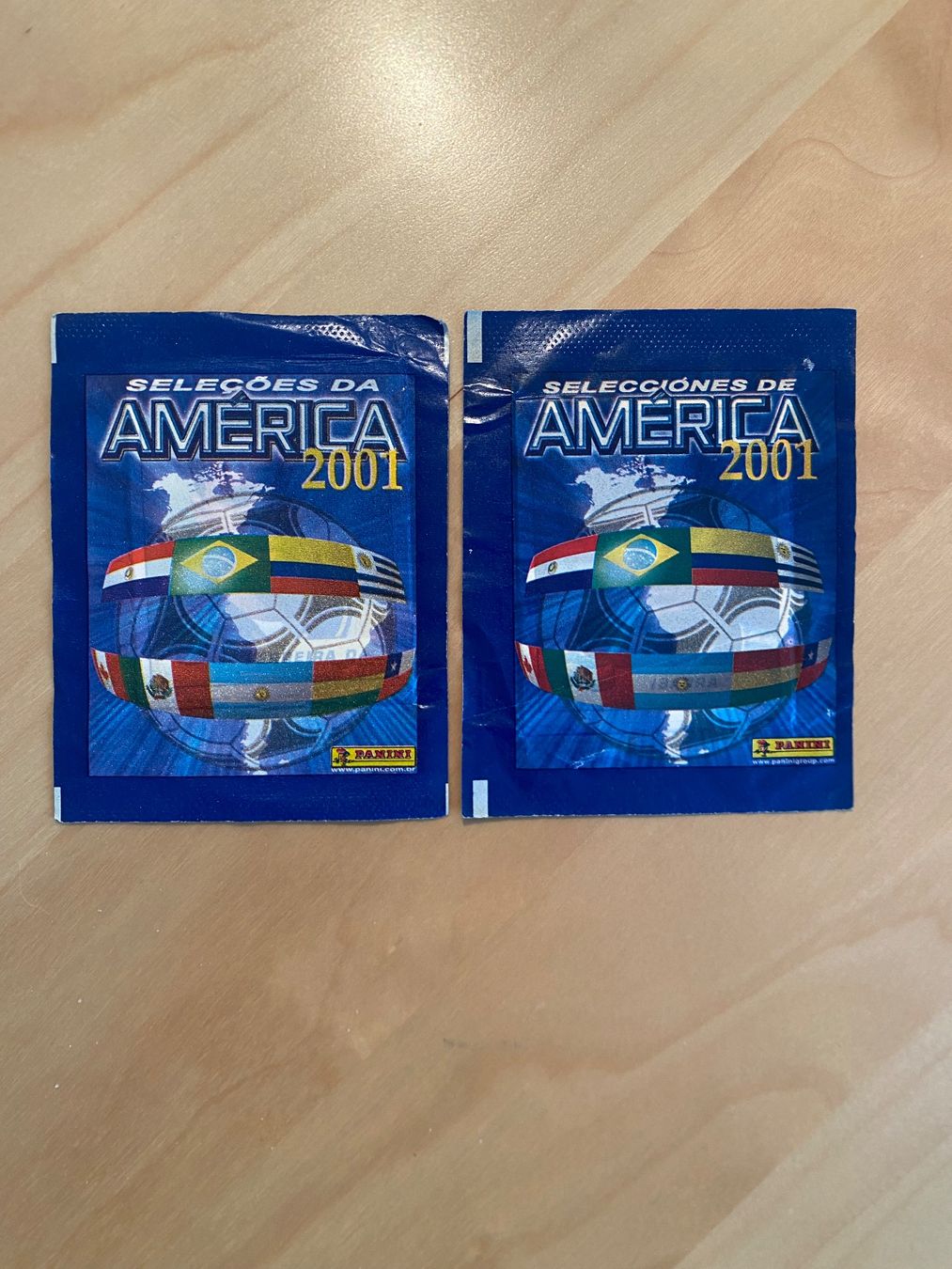 Panini Copa America 2001 - 2x Sehr seltene Tüten (Gebraucht) in ...