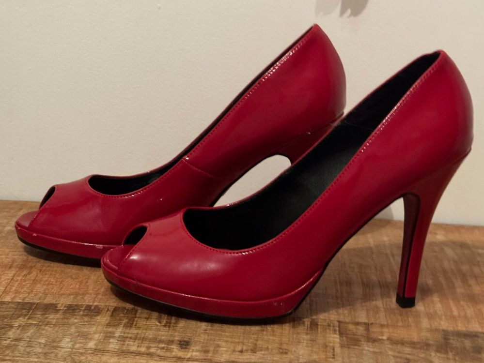 Rote Lack-Pumps Gr. 40 - my Shoes (Gebraucht) in Uhwiesen für CHF 19 ...