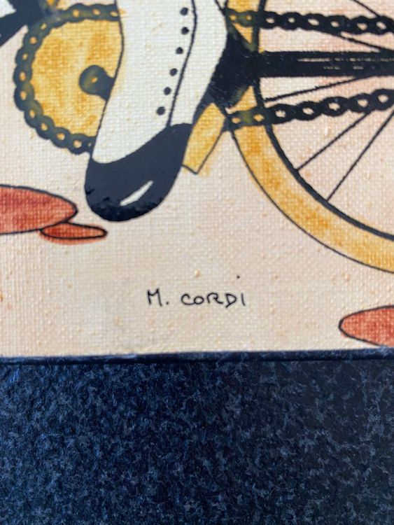 Bild, Gemälde von Michel Cordi, Frankreich ca. 1970 (Gebraucht) in ...