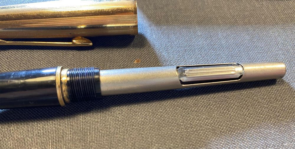 Vintage Parker Füllfederhalter Demi Cap schwarz | Kaufen auf Ricardo