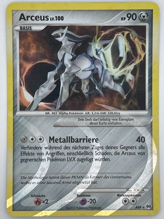 Arceus AR9 Holo Rare Pokémon Arceus Set | Kaufen auf Ricardo