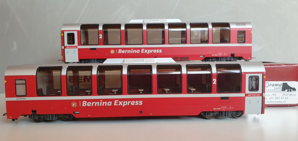 BEMO H0m RhB Ge 4/4 II 619 digital mit Bernina-Express (Neu (gemäss Beschreibung)) in Salez für ...