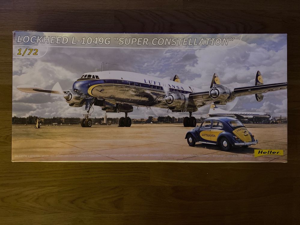 Heller Lockheed L-1049G Super Constellation 1/72 (Neuf avec emballage d ...