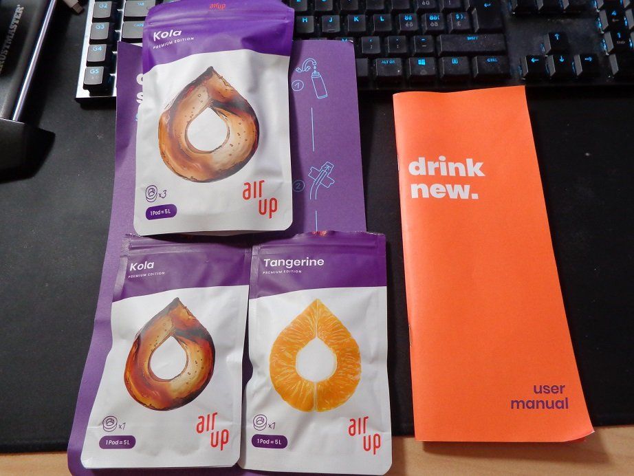 AirUP Starter-Set white - Kola/Tangerine + Extra Kola Pods | Kaufen auf ...