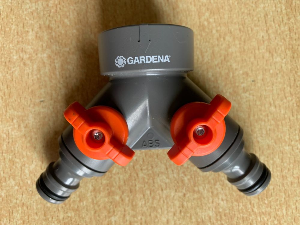 Gardena Zwei-Wege-Ventil, Multikupplung, Hahnanschluss, 33.3 (Neu (gemäss Beschreibung)) in ...