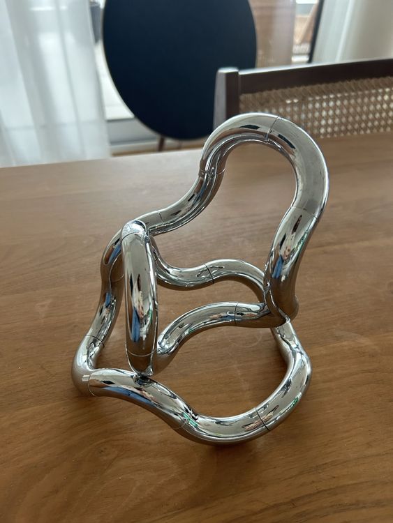 Originale verchromte Richard X Zawitz „Tangle-Skulptur“ (Gebraucht) in ...