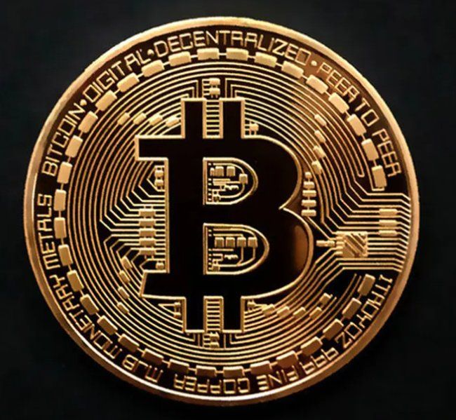 Bitcoin BTC Krypto Münze Sammlermünze (Ø38mm) | Kaufen auf Ricardo