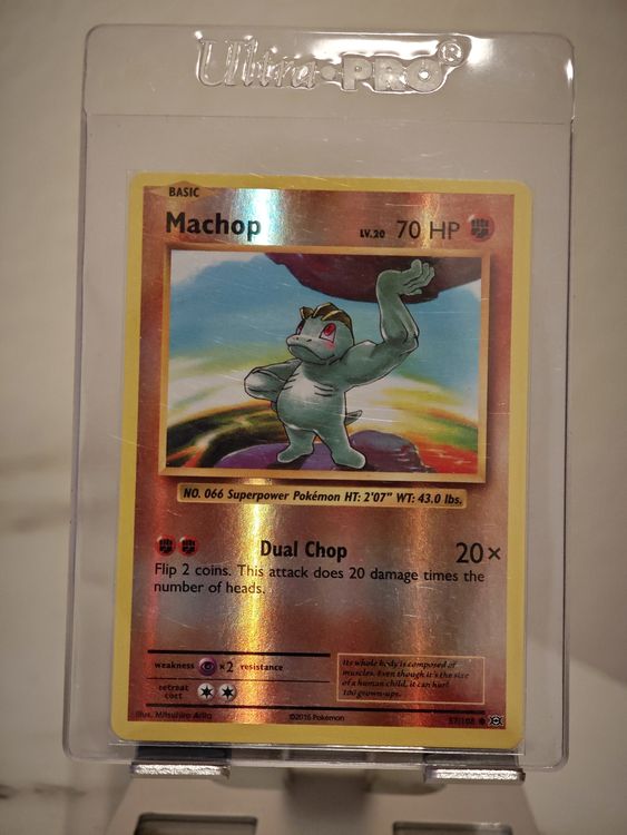 Carte Pokémon Machop 70PV xy reverse holo | Kaufen auf Ricardo