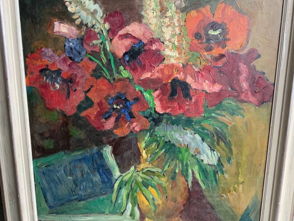 Octave Matthey Stilleben mit Blumen (Gebraucht) in Erlach für CHF 500 – nur Abholung auf Ricardo ...